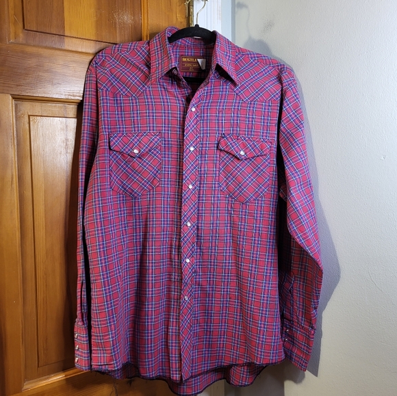 Rustler | Shirts | Rustler Vintage Pearl Snap Western Shirt | Poshmark